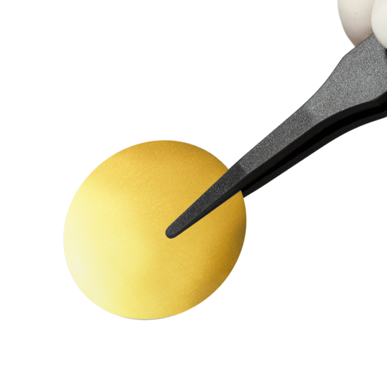 Gold-coated PET membrane